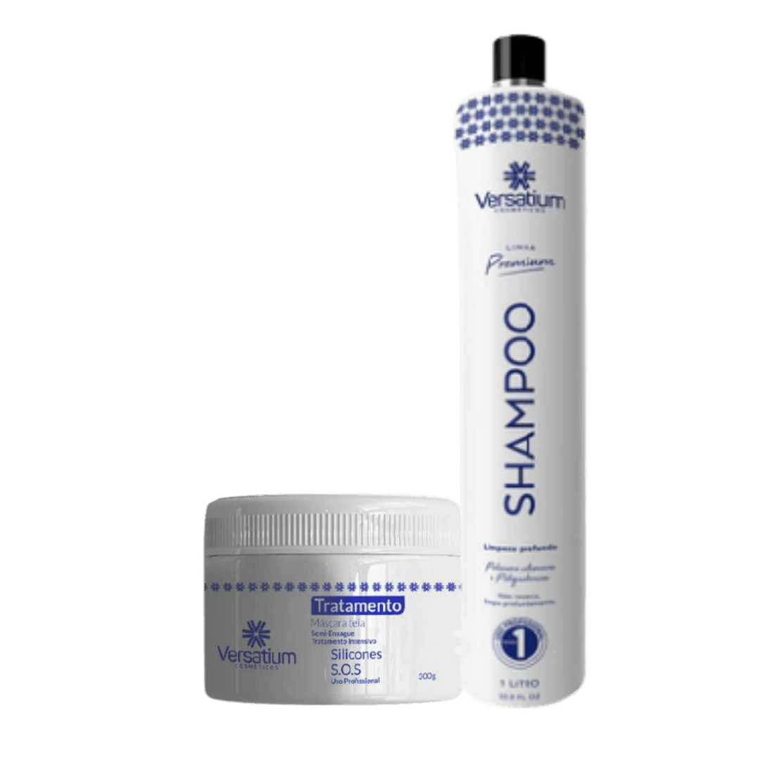 Máscara de Tratamento + Shampoo Limpeza Versatium – Versatium Cosméticos